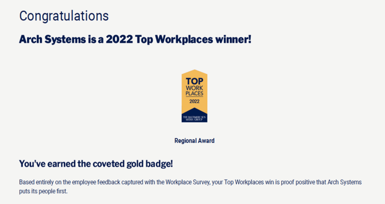 Career - Arch Systems